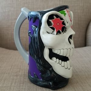 Dining | Monster Jam Grave Digger Souvenir Skull Mug | Poshmark